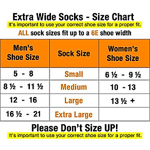 Extra Wide Medical Mid Calf Crew (Pack of 3), Diabetic Socks, Made in USA, for Men and Women (Small, Tan)