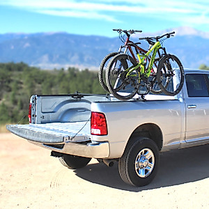 Full Nelson, 2-Bike Carrier Truck Bed Mount V-Rack (Expandable to 6 Bike)