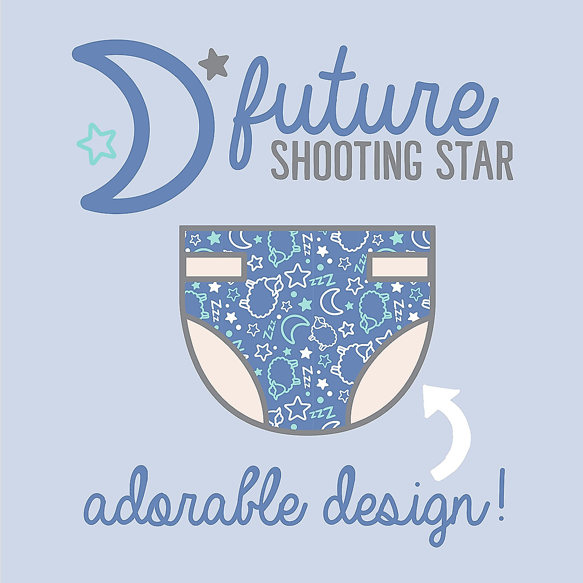 Seventh Generation Overnight Baby Diapers, Sensitive Protection, Size 6, 35+ lbs 17 Count, 4 Count (Pack of 1)