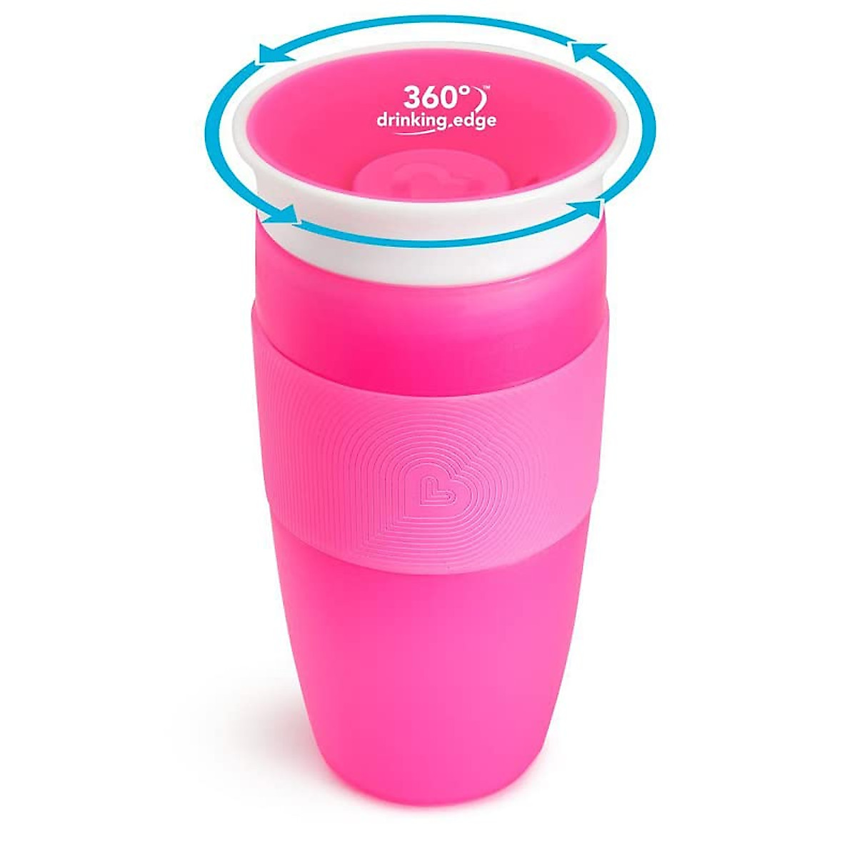 Munchkin 14 oz Miracle 360° Sippy Cup (Pink/Purple)