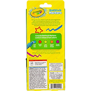 Crayola Bathtub Markers with 1 Bonus Extra Markers AND Crayola Bathtub Crayons with 1 Bonus Extra Crayons