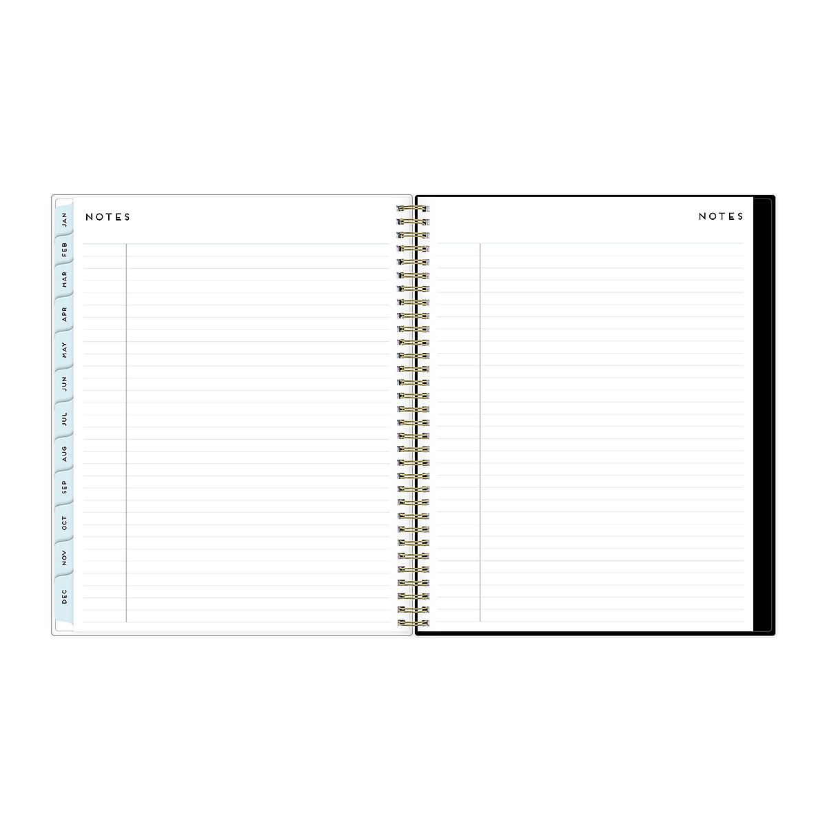 Blue Sky 2023 Weekly and Monthly Planner, January - December, 8.5" x 11", Clear Pocket Cover, Wirebound, Baccara Dark (142082)