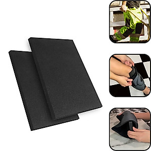 XCEL 2-Pack Strapless Knee Pads 9" x 4.5" x 1/2" No Strap Knee Pads Knee Pad Inserts Cushion for Work Pants, Neoprene, Water and Weather Resistant