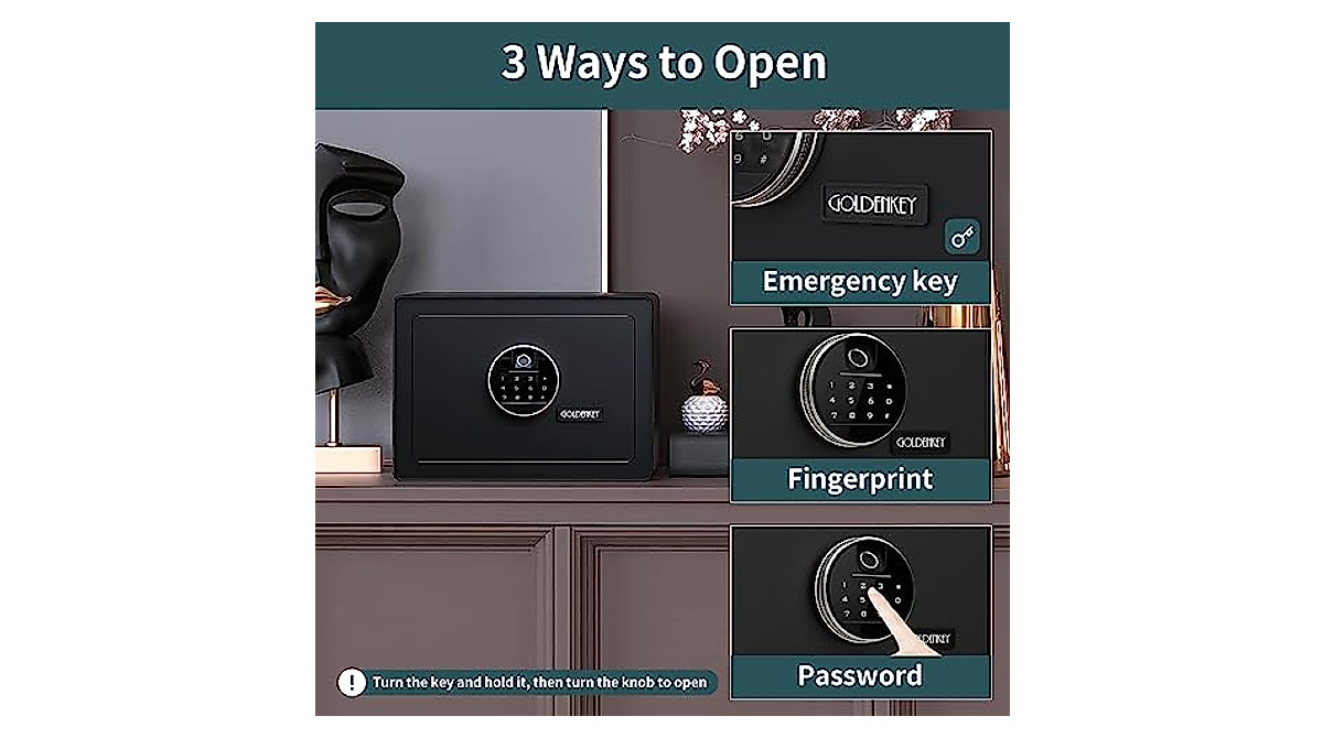 GOLDENKEY Digital Safe: Secure Your Valuables Today