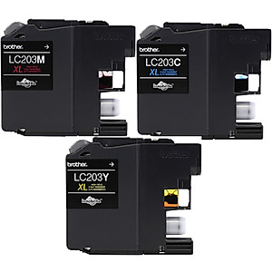 Brother LC-203 High Yield Ink Cartridge Set Colors Only (CMY)