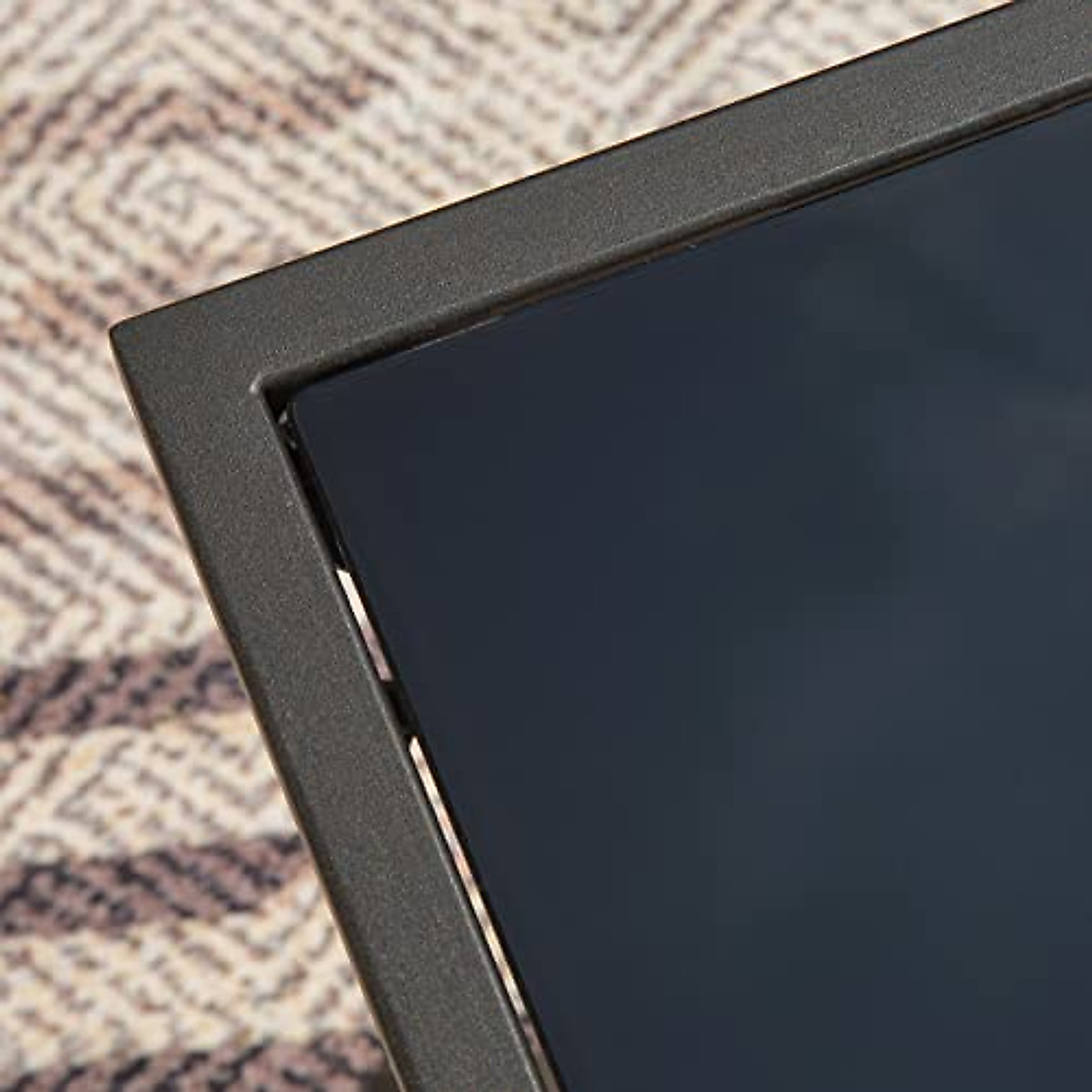 Domi Outdoor Patio Bistro Set of 5, C Spring Motion Chair, All-Weather Conversation Armchair with Ottoman & Quick Dry Textile for Porch,Deck,Yard,Garden,Lawn