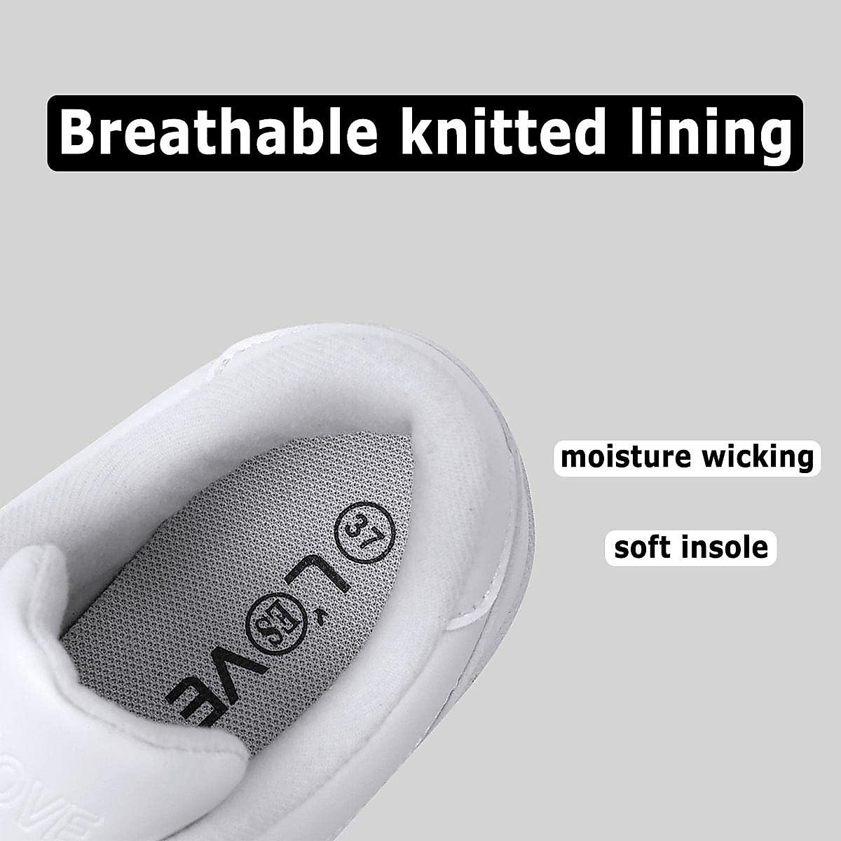 Meidiastra Cheerleading Shoes for Women Girls White School Cheer Shoes Gymnastics Tumbling Shoes Cheerleading Dance Shoes Training Sneakers White 40