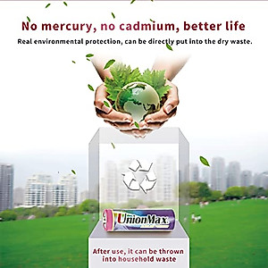 UnionMax AAA Alkaline Battery Super Power Premium LR03/AAA 1.5 Volts 20PCS Paper Pack