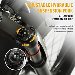 VELOWAVE Electric Bike 26" Fat Tire Ebike Electric Bike for Adults with Peak 1200W Brushless Motor 48V 15AH Removable LG Cell Battery Step-Thru E Bike Shimano 7-Speed