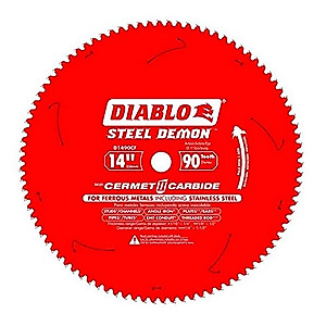 Freud D1490CF 14" x 90 Tooth Steel Demon Thin Metal Cutting Saw Blade