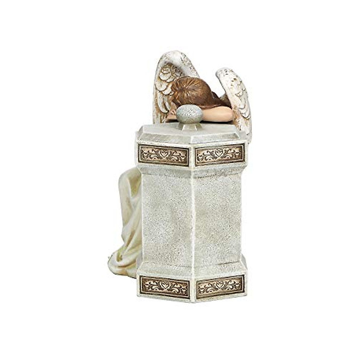 Joseph's Studio by Roman -11.75" H Garden Angel with Memorial Box, Outdoor Memorial Decor