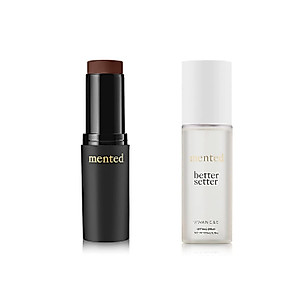 Mented Cosmetics Foundation Stick & Better Setter Setting Spray Bundle - D30 Deep with Neutral Undertones