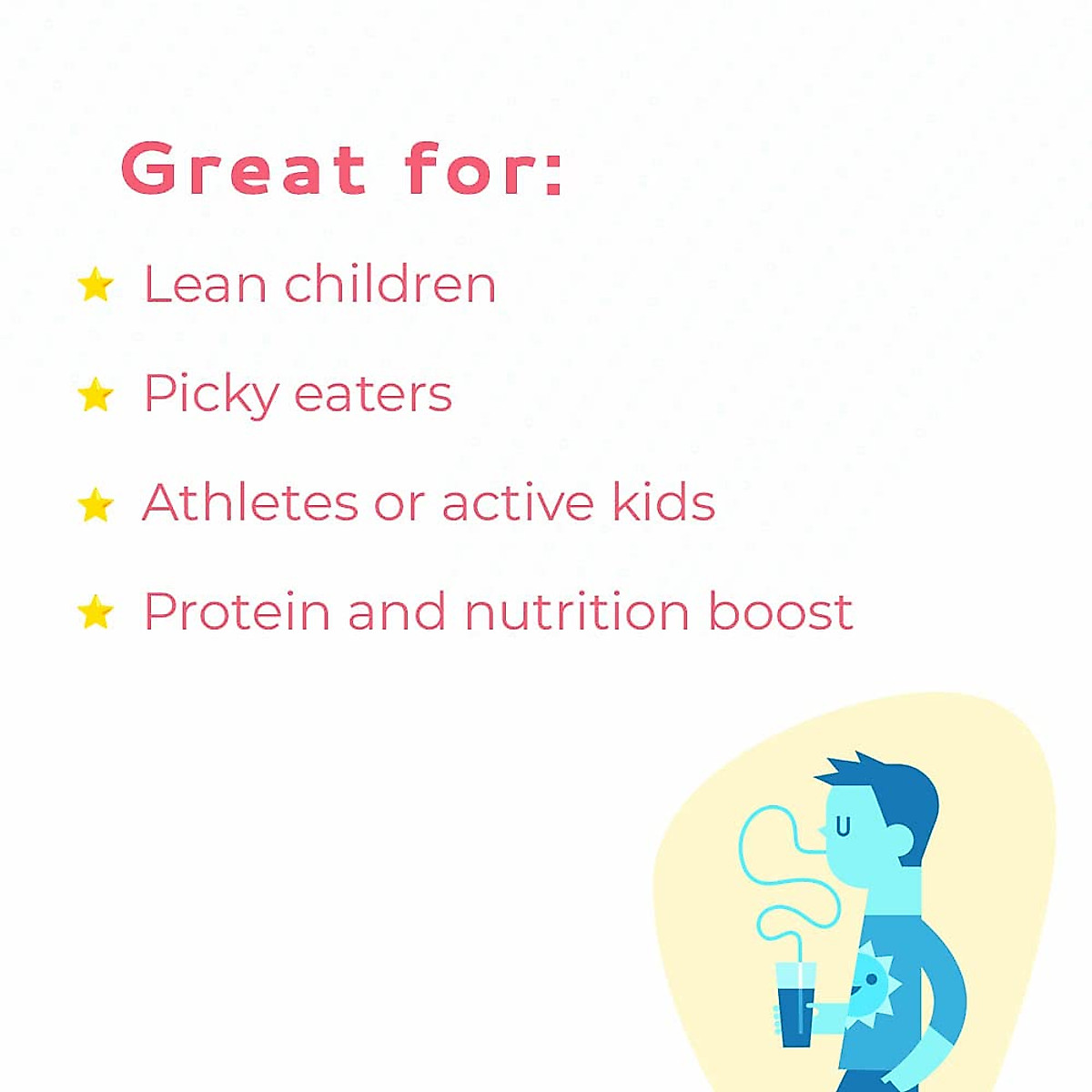 Healthy Height Grow Daily 3 Protein Powder (Vanilla) - Developed by Pediatricians - High in Protein Nutritional Shake - Contains Key Vitamins & Minerals