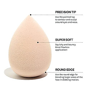 AOA Studio Collection Makeup Mochi Sponge Set Makeup Blender Latex Free and High-definition Set of 6 Makeup Blender For Powder Cream and Liquid Wonder Blender Beauty Cosmetic (6 Count)