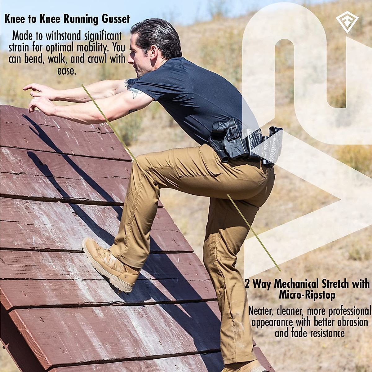 First Tactical 114011-729-36-30 Men's V2 Tactical Pant Midnight Navy 36