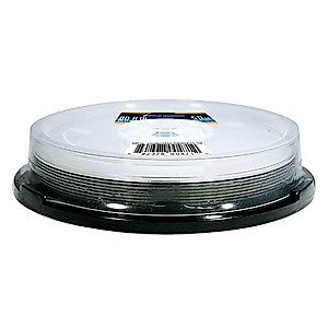 Optical Quantum 6X 50 GB BD-R DL Glossy White Inkjet Printable Blu-Ray Double Layer 10-Disc Spindle OQBDRDL06GWIPH-10