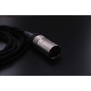 KK Cable HH-V HiFi Compatible Audio Upgrade Cable Replacement for T1 II, T5, Headphones, 4-pin XLR Male Plug. Audio Upgrade Cable. HH-V (1.5M(4.9FT))