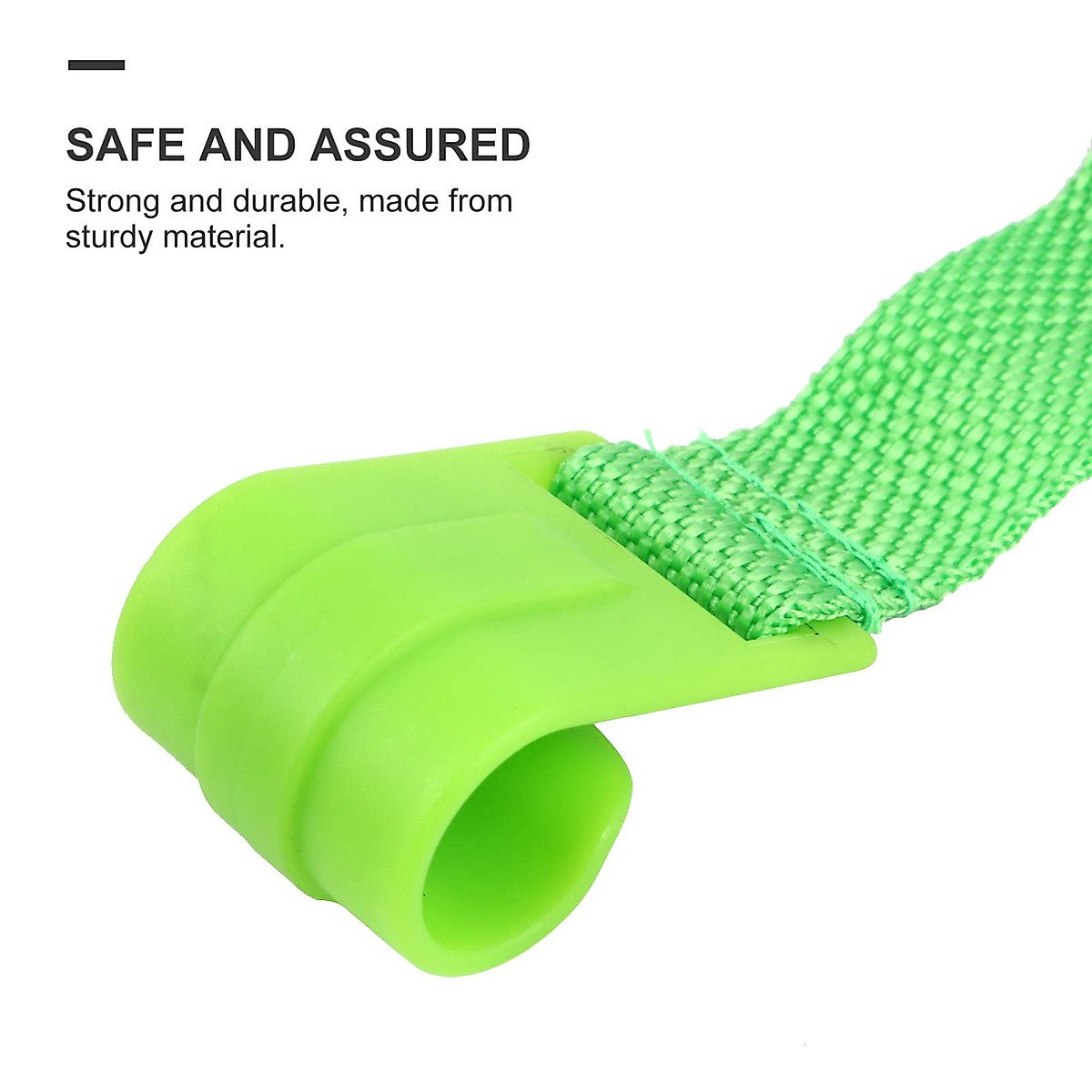 Kisangel 8pcs Baby Crib Pull Ring Stand Up Walker Tool Ring Training Ring Cot Hanging Rings Walking Assistant for Infant Baby Toddler