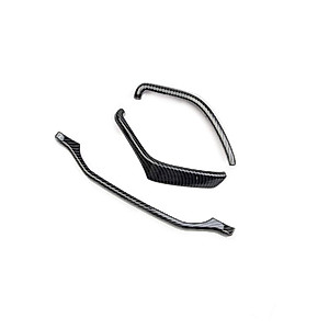 Miaoge Dashboard Side Meter Carbon Fiber Look Cover Trims Kit for 2015 2016 2017 2018 2019 2020 Ford F150 F250 F350 Super Duty (Carbon Fiber)