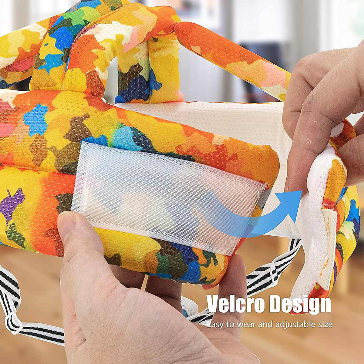 Baby Safety Support Helmet Toddler Adjustable Head Protector Hat Infant Breathable Bumper Headguard Cap for 6 Month to 8 Year