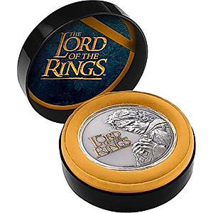 2022 DE Modern Commemorative PowerCoin Lord Of The Rings 2 Oz Silver Coin 10$ Cook Islands 2022 Antique Finish