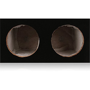 BELVA Dual 10-inch Car Subwoofer Box Sealed 3/4-inch MDF Prelined Polyfil