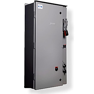Eaton ECN5422AAE Freedom Industrial Pump Panel, NEMA 3R Painted Steel Enclosure, 110V/50 Hz-120V/60, NEMA Size 2, 60A/600V Type R Fuse Clip, C440 Solid-State Electronic Overload Relay