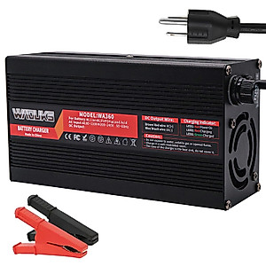 16.8V 20A Charger 16.8V Li-ion Battery Charger Output Alligator Clip Used for 4S 14.8V Lithium Battery Pack