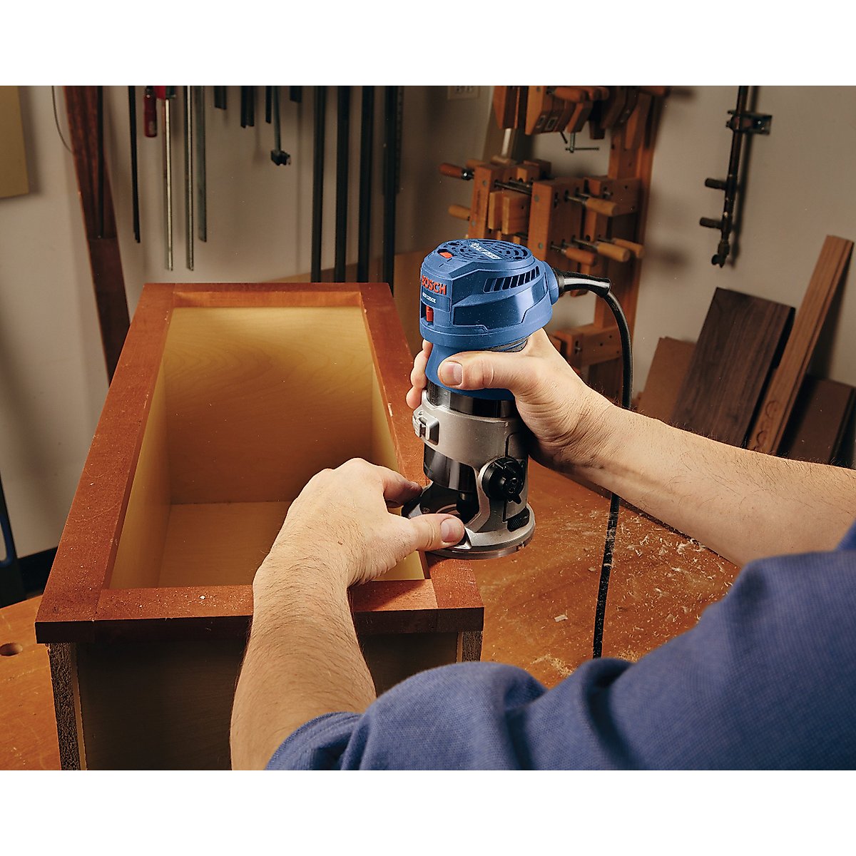 Bosch GKF125CEN Colt 1.25 HP (Max) Variable-Speed Palm Router Tool