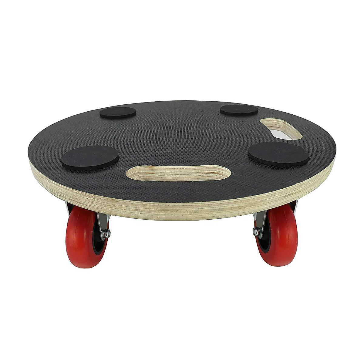 Move-It 3363 Premier 15-Inch Round Wood Platform Dolly, 530-lb Load Rating