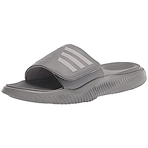 adidas Unisex Alphabounce 2.0 Slides Sandal, Grey/Grey/Grey, 9 US Women