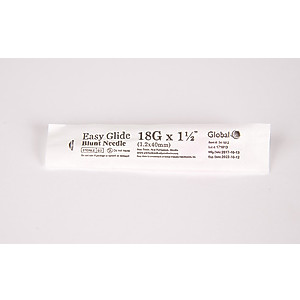 (Qty 10) 18 ga x 1-1/2" Dispensing Needle, Blunt Tip