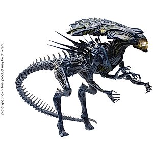Hiya Toys Alien vs. Predator: Battle Damage Alien Queen 1:18 Scale Action Figure, Multicolor