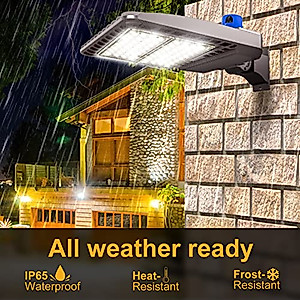 ACOHOOK 200W LED Parking Lot Light(28000Lm Eqv 800W HID/HPS) 5000K Adjustable Arm Mount with Photocell, ETL Listed, IP65 Waterproof Outdoor Area Lighting,Street Flood Lighting for Yard/Driveway- 2Pack
