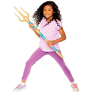 Disney The Little Mermaid King Triton’s All-Powerful Trident, 36 Inches Long with Motion Activated Lights and Sound Effects! Command The Seas Like King Triton!