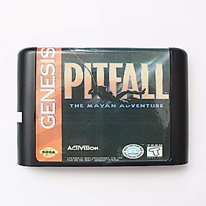 Pitfall The Mayan Adventure 16 Bit Md Game Card For Sega Mega Drive For Genesis