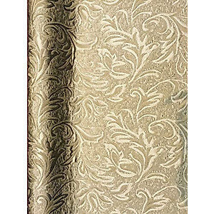 Antique Gold Matelasse Jacquard Fabric by The Yard Drapery Upholstery