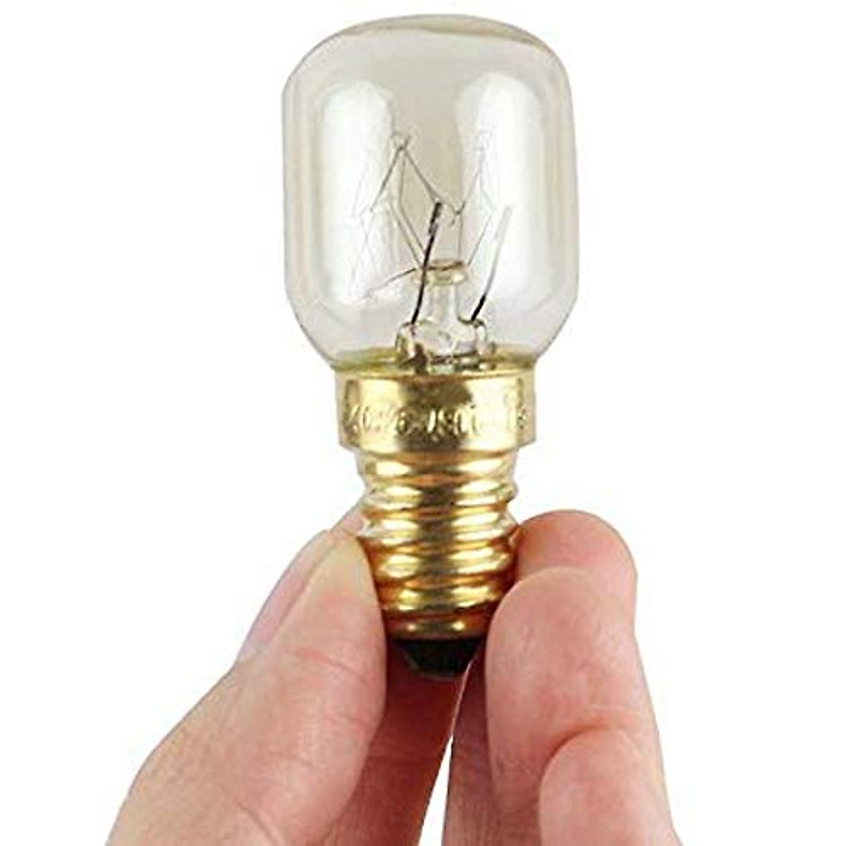 CTKcom 15W E14 Base 4173175 Oven Light Bulbs(6 Pack)- Microwave Light Bulbs 120V Heat Resistant Bulbs 300'C,Warm White Incandescent Light Bulb 360° Beam Angle,110-130V,6 Pcs