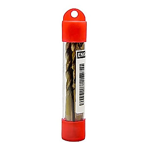 MAXTOOL 5/32" 5pcs Identical Jobber Length Drills HSS M35 Twist Drill Bits 5% Cobalt Fully Ground Golden Straight Shank Drills; JBF35G10R10P5