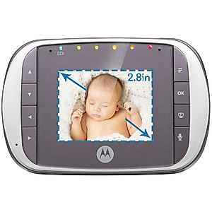 Motorola MBP35S- Digital Video Baby Monitor, White