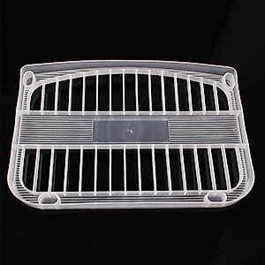 OKOKMALL US--Foldable Plastic Kitchen Home Bathroom Dish Rack Organizer Holder Shelf Storage