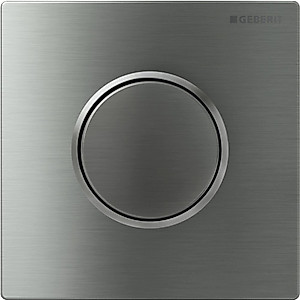Geberit 116.025.SN.1 Mambo Touch or No-Touch Urinal Flush Plate, Stainless Steel