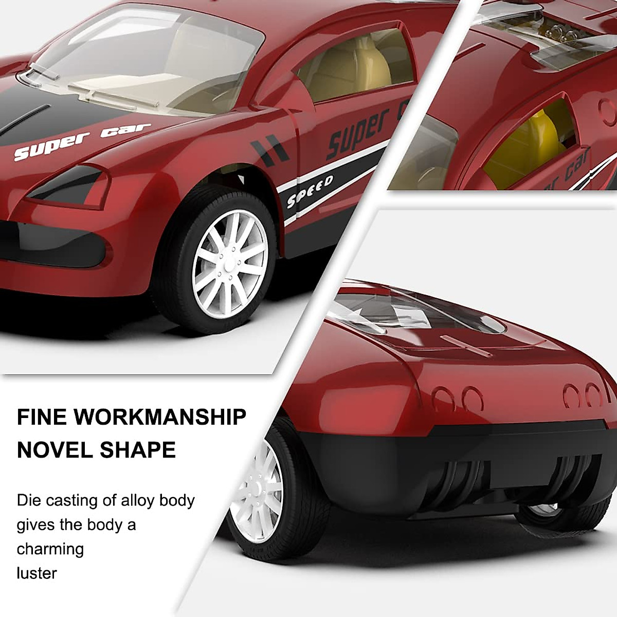 8 PCS Pull Back Cars Toys Set, Friction Mini Toy Cars Set, Party Favors for Toddler, Fun Bulk Race Car Set for Kid Ages 3 4 5 6 Years Old and Party Gifts for Kids Birthday, New Year's Eve