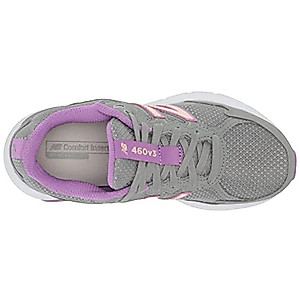 New Balance Women's 460 V3 Running Shoe, Grey/Oyster Pink, 7.5 Wide