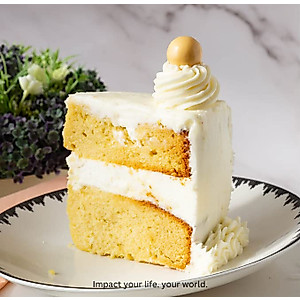 Impact Keto Vanilla Cake Mix – Sugar Free Keto Diet Friendly Baking Mix – 2 Net Carb, Non-GMO, Easy to Bake Keto Dessert & Healthy Delicious, Moist and Fluffy Cake – 10.6oz Pouch