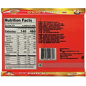 Parle-G Gold Biscuits, 1 KG (10 pack of 100g)