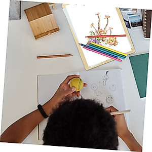 Ciieeo 2pcs Folder Board Pencil Document Clipboard Clipboards Exam Paper Clips Document Organizer Writing Base Plate Conference Writing Board Wood Grain Office Wooden Test Paper Holder