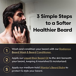 The Beard Struggle Beard Growth Kit for Men Essential Beard Kit includes Beard Balm, Beard Oil, Beard Wash, & Beard Conditioner - Beard Grooming Kit for Men - Silver Collection - Viking Storm