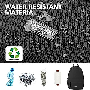 YAMTION Backpack for Men and Women,15.6 inch School College Backpack for Teens,Laptop Backpack Laptop Bookbag with USB Charging port for Business College Travel High School