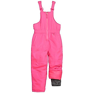 Pink Platinum Girls' Snowsuit - Water Resistant Winter Jacket and Ski Bib Overalls (2T-16), Size 4T, Solid Charcoal